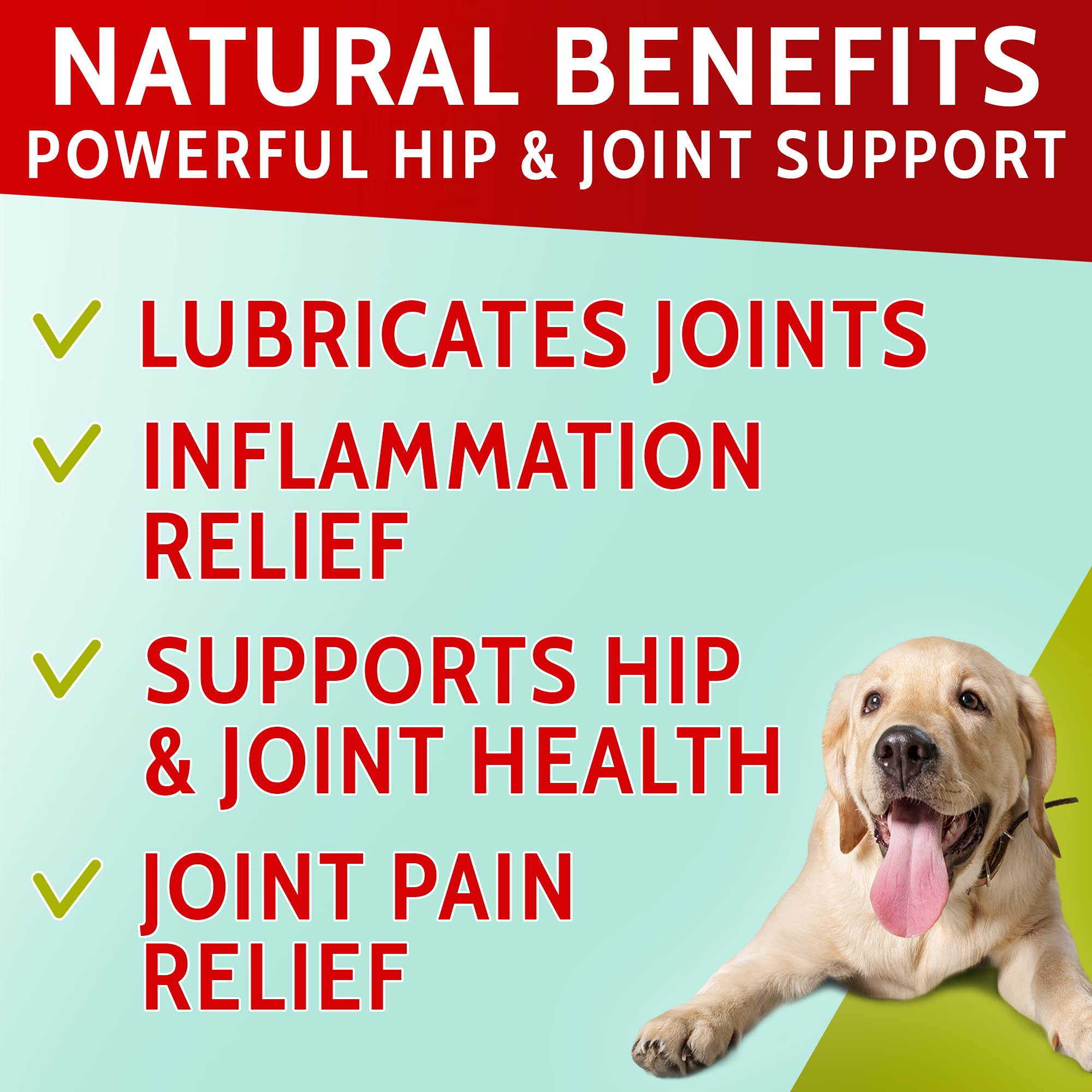 PawfectChew Hemp + Glucosamine Treats for Dogs - Made in USA Hip & Joint Supplement w/Hemp Oil Chondroitin MSM Turmeric - Natural Pain Relief - All Breeds Sizes - 120 Soft Chews - Bacon Flavor