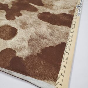 Vinyl Upholstery Embossed Texture Fabric Horse Fake Leather / 54" Wide/Sold by The Yard (Brown)