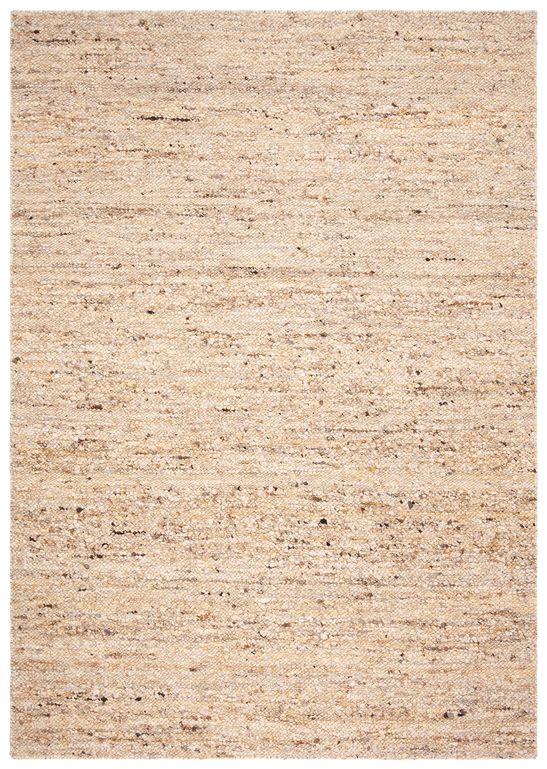 SAFAVIEH Natura Collection Accent Rug - 2' x 5', Beige, Handmade Wool, Ideal for High Traffic Areas in Entryway, Living Room, Bedroom (NAT263B)