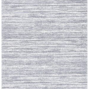 SAFAVIEH Cyrus Shag Collection 8' x 10' Grey/Ivory CYR128F Modern Abstract Non-Shedding Living Room Bedroom Dining Room Entryway Plush 0.8-inch Thick Area Rug