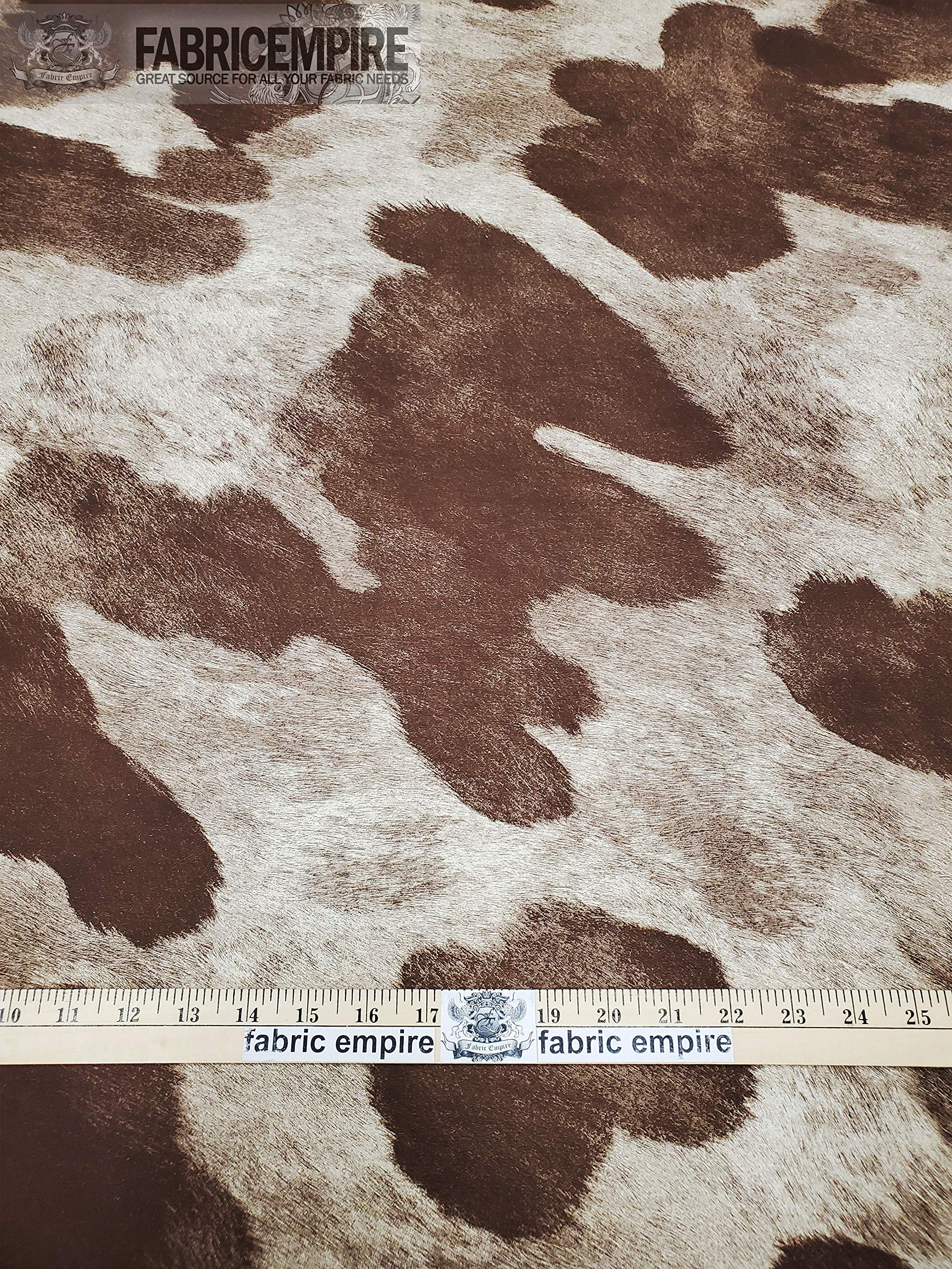 Vinyl Upholstery Embossed Texture Fabric Horse Fake Leather / 54" Wide/Sold by The Yard (Brown)