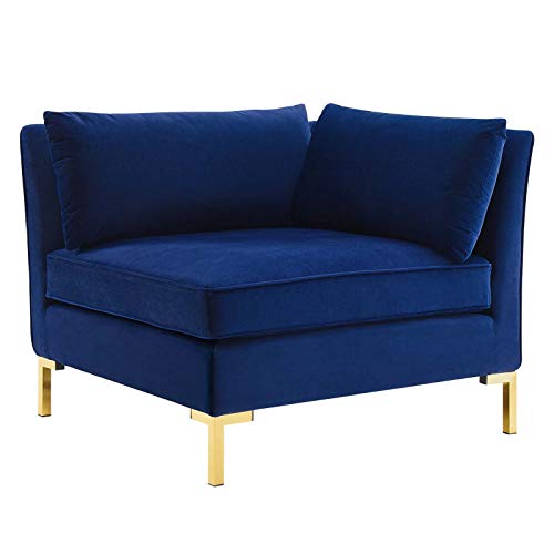 Modway Ardent Performance Velvet Loveseat, Navy