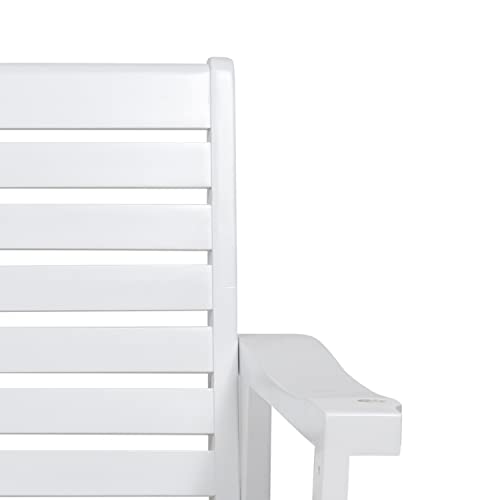 Christopher Knight Home Beata Outdoor Acacia Wood Porch Swing, White