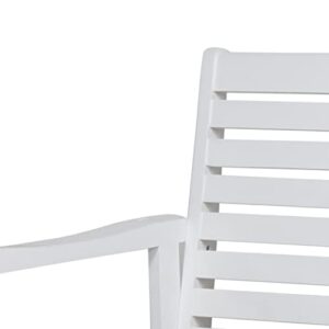 Christopher Knight Home Beata Outdoor Acacia Wood Porch Swing, White