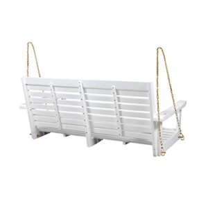 Christopher Knight Home Beata Outdoor Acacia Wood Porch Swing, White