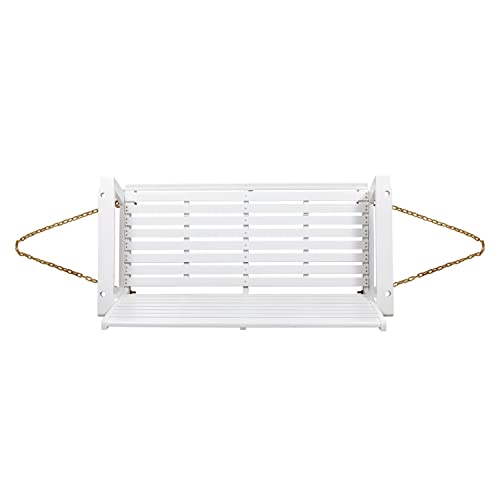 Christopher Knight Home Beata Outdoor Acacia Wood Porch Swing, White