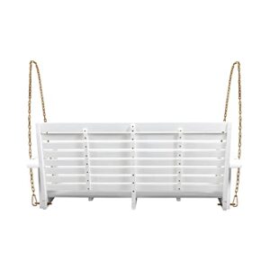 Christopher Knight Home Beata Outdoor Acacia Wood Porch Swing, White