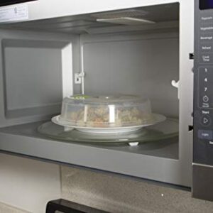 Simply Served Variety Pack Steam Vents Microwave Splatter Covers, Clear