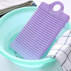 MZD Plastic Mini Washboard Washing Board for Kids Shirts Clean Laundry Lime Washboard for Laundry (pink)