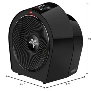 Vornado Velocity 3R Whole Room Space Heater with Timer, Adjustable Thermostat, and Advanced Safety Features, Black