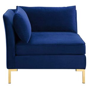 Modway Ardent Performance Velvet Loveseat, Navy