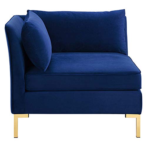 Modway Ardent Performance Velvet Loveseat, Navy