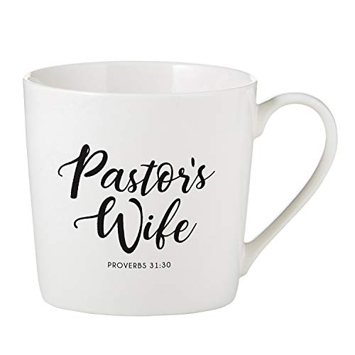 Faithworks Creative Brands Inspirational Bone China Café Mug Gift Set, Set of 2, Pastor & Wife