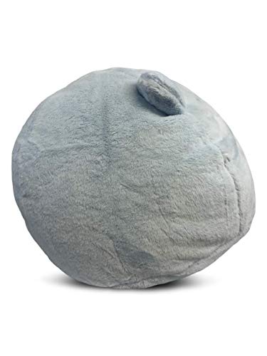 Heritage Kids Fur Kitty Critter Bean Bag Chair, Grey