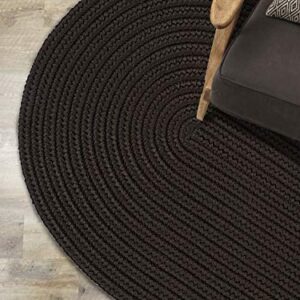 Colonial Mills Barataria Braided Rug, 2x3, Cafe