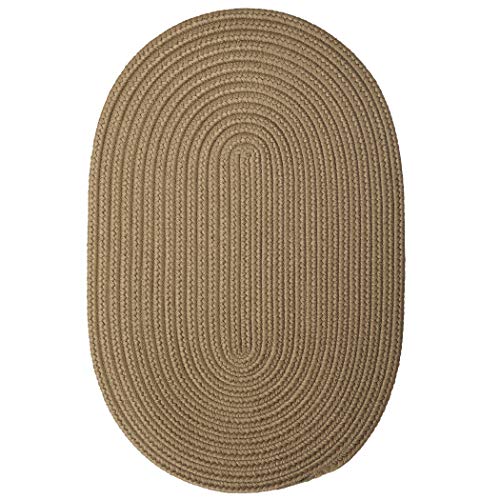 Colonial Mills Barataria Braided Rug, 2x3, Cafe