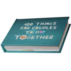 Infmetry 100 Things for Couples to Do Together -Valentines Day Gifts for Her Him Boyfriend Girlfriend Wife Husband Newlyweds, Funny Bridal Shower Registry Wedding Gifts for Women Men