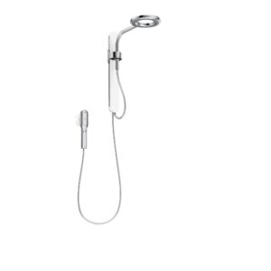 moen n207c0ch spa shower including rainshower, handshower and magnetic dock, chrome/white