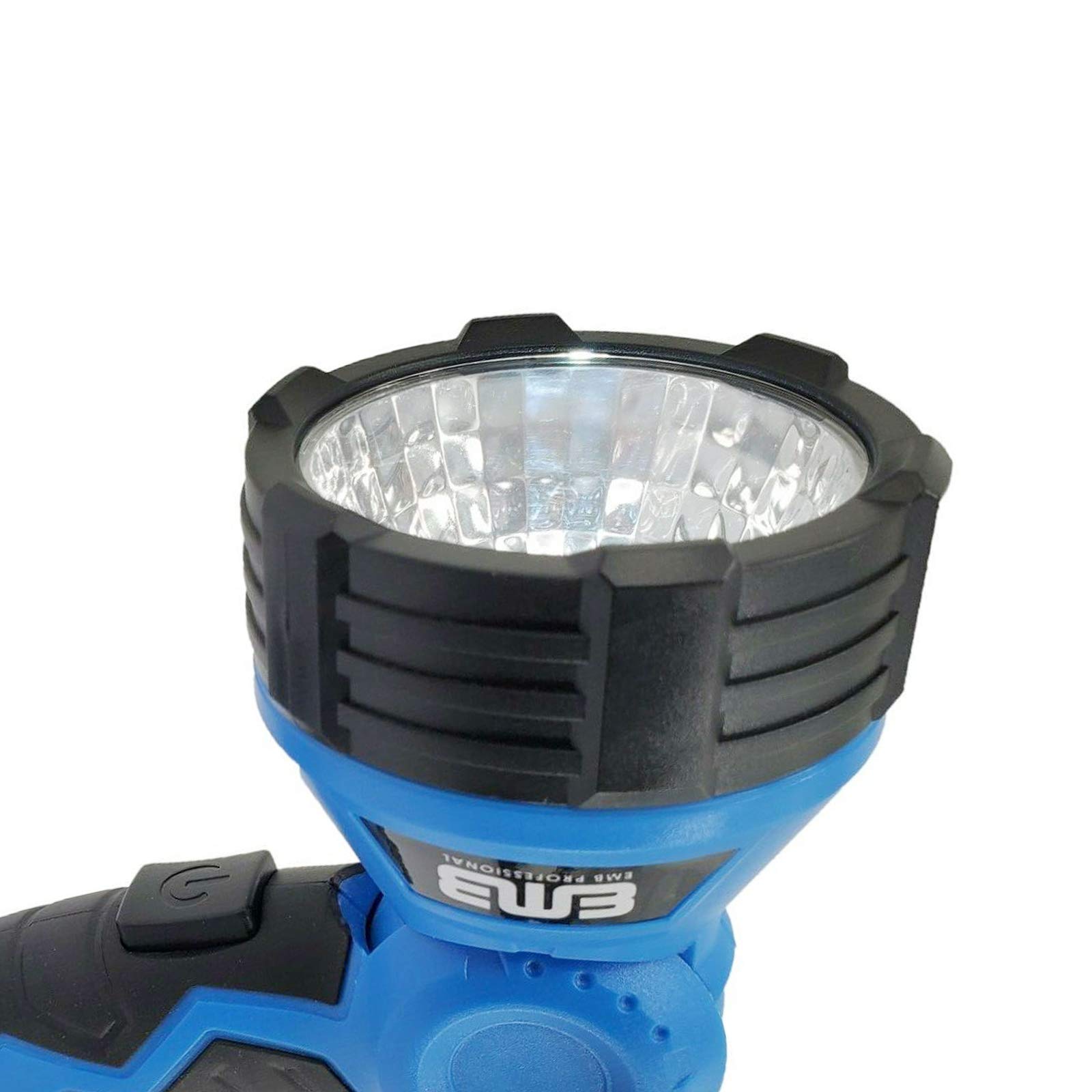 EMB 12V Lithium-Ion LED Rechargeable Cordless Worklight Flashlight Torch 4.3 Hours Long Lasting Extra Bright High Power 4500 Lux Handle with Charger Included