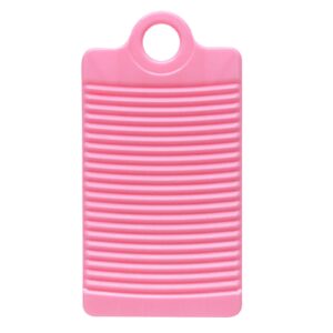 mzd plastic mini washboard washing board for kids shirts clean laundry lime washboard for laundry (pink)