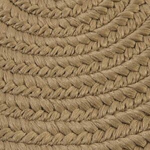 Colonial Mills Barataria Braided Rug, 2x3, Cafe