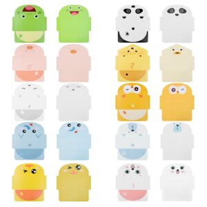 JJYHEHOT 30 PCS Animal Cartoon Letter Writing Stationery Paper, Greeting Card Envelopes, Thank You Card, Kids Birthday Party Invitation Cards