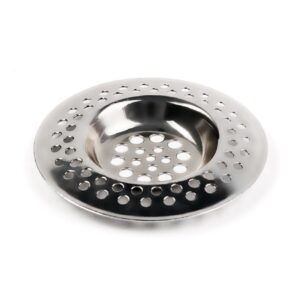 Bathtub Metal Basket Stainless Steel Drain Strainer - Pack of 4 - Kitchen Sink Tub Screen Food Stopper - Bathroom Sink Mesh Covers