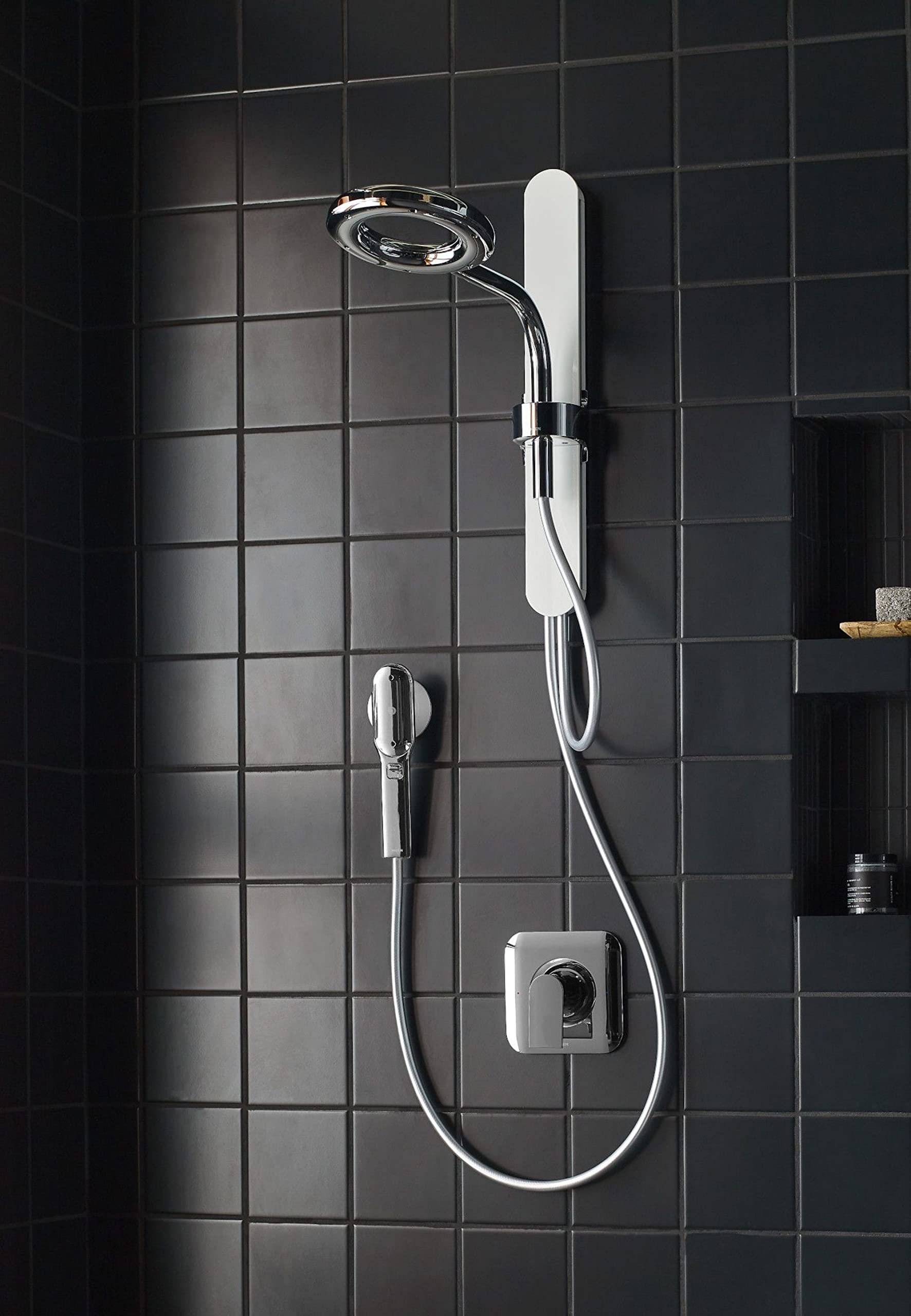 Moen N207Z0BL Spa Shower Magnetic Dock, Matte Black