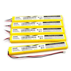 elxjar (5-pack) 9.6v 900mah exit sign emergency light elbb003 lithonia elb-b003 unitech nicad battery replacement elb-b004 elbb004 osi osa228 dantona custom-306-u bbat0044a baa-96 bbat0043a