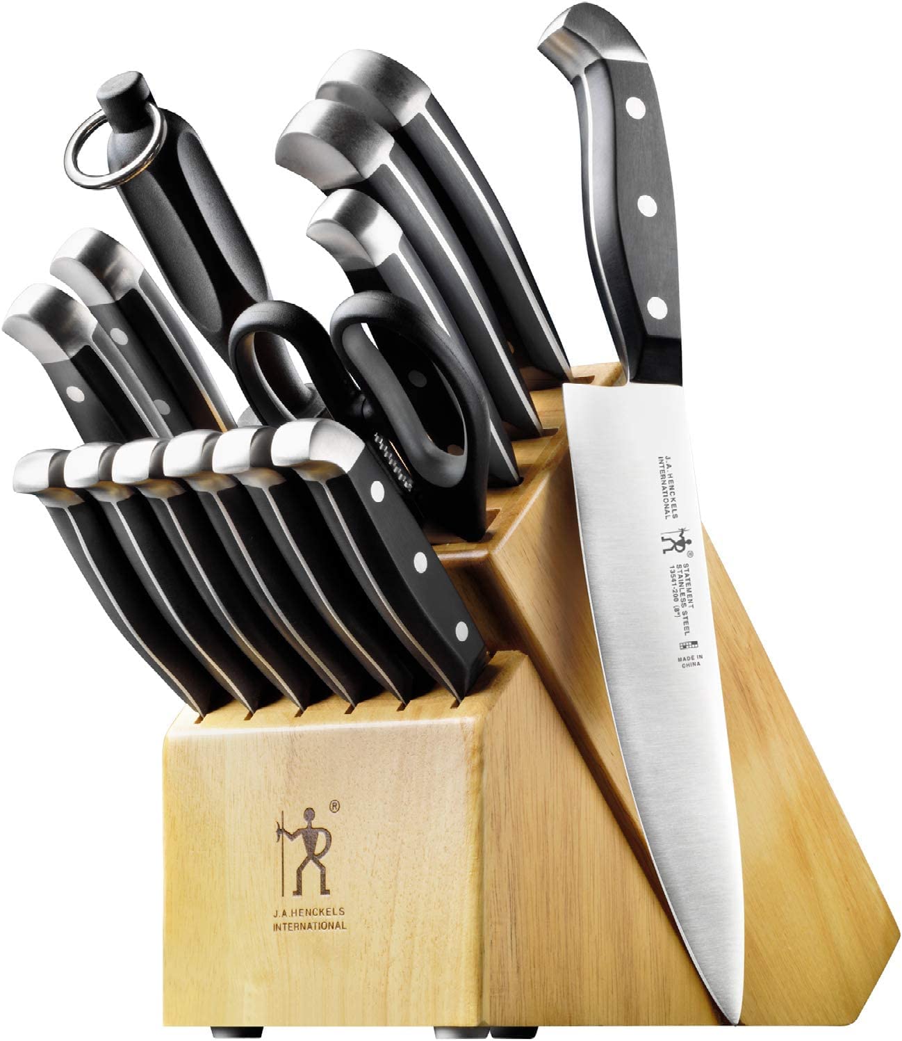 Henckels Statement 15-pc Knife Block Set with sharpener