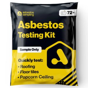 asbestos test kit - sample only testing - 72hr (3 business day) nvlap lab result with lab testing fee included. (1 samples)