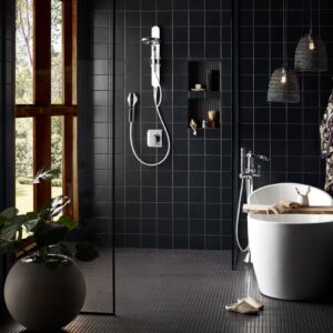 Moen N207Z0BL Spa Shower Magnetic Dock, Matte Black