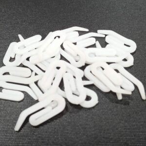 FAPBADRI Hook for Curtain Channel/Curtain Track, Material - Plastic, 100 Pieces