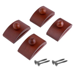 classy clamps wooden quilt wall hangers - 4 large clips (black) and screws for wall hangings - tapestry/quilt hangers wall clips for hanging/quilt rack