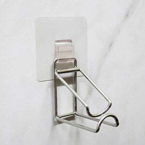 LeleCAT Wall Hooks 13lb(Max),Waterproof and Oilproof,Transparent Seamless Hooks Bathroom Kitchen Heavy Duty Self Adhesive Hooks,4 Pack