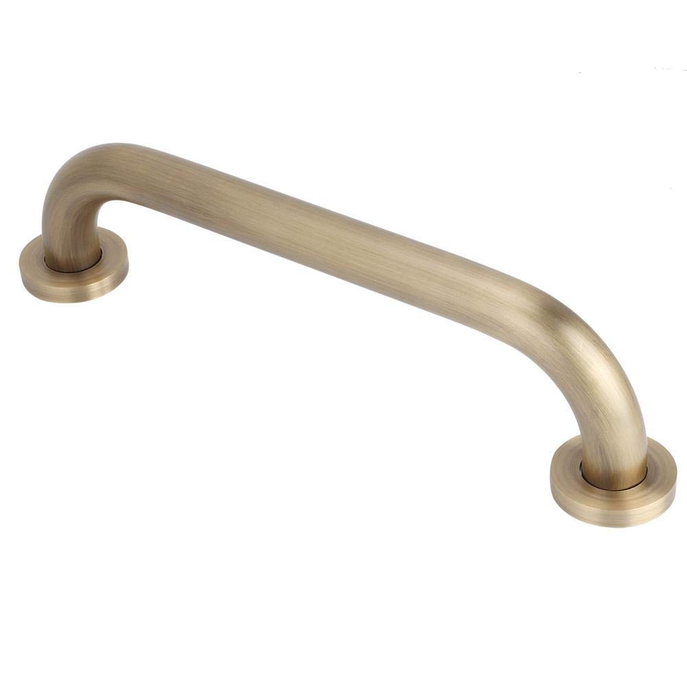 Shower Grab Bar, Brass Practical Safety Bathtub Hand Bar, Convenient Hotel Bathroom Wall Anti-Slip Handle for Pregnant Women Children Elderly, The Disabled, Injury