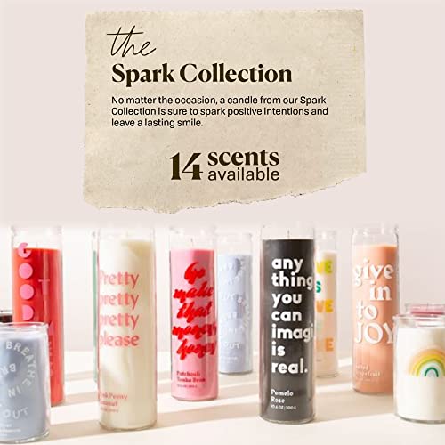 Paddywax Candles Spark Collection, Naturally Scented Candle, 10.6 Ounces, 10.6-Ounce, Believe (Gingerbread & Vanilla)