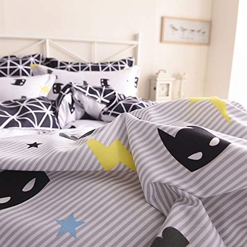 Vanson Black Bed Pillowcase Duvet Cover Quilt Cover Set 3D Print Decoration 3 Pieces Set Full Size