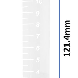 15 ml Conical Centrifuge Tube with Conical Bottom, Leakproof Screw Caps, Sterile, Polypropylene (PP), Rack Packed (Pack of 50)