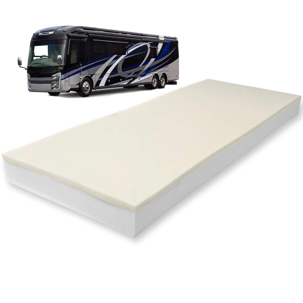 Foamma 3” x 28” x 72” Camper/RV Travel Memory Foam Bunk Mattress Replacement, Made in USA, Comfortable, Travel Trailer, CertiPUR-US Certified, Cover Not Included