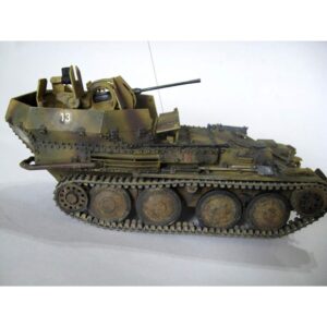 sd kfz 140 ausf m flakpanzer 38(t) gepard german tank model kit 1/35 scale - military ww2 tank miniatures plastic model set army vehicle building kit with assembly instructions in russian language