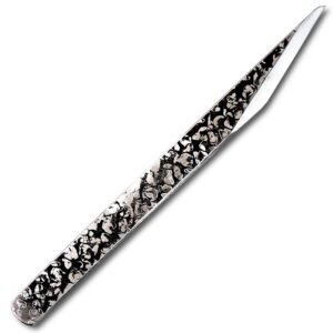 kakuri kiridashi knife 15mm right hand for woodworking, marking, scribing, carving, whittling, professional hand forged razor sharp japanese carbon steel blade with hammered pattern, made in japan