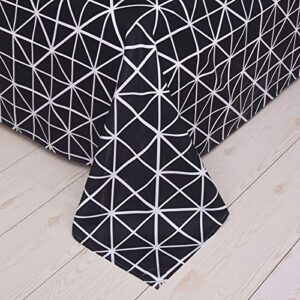 Vanson Black Bed Pillowcase Duvet Cover Quilt Cover Set 3D Print Decoration 3 Pieces Set Queen Size