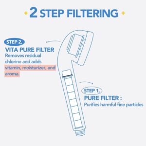 Bodyluv Vita Pure Filter for Vita Puresome Shower Head, Vitamin Filter only (Pacific Ocean)