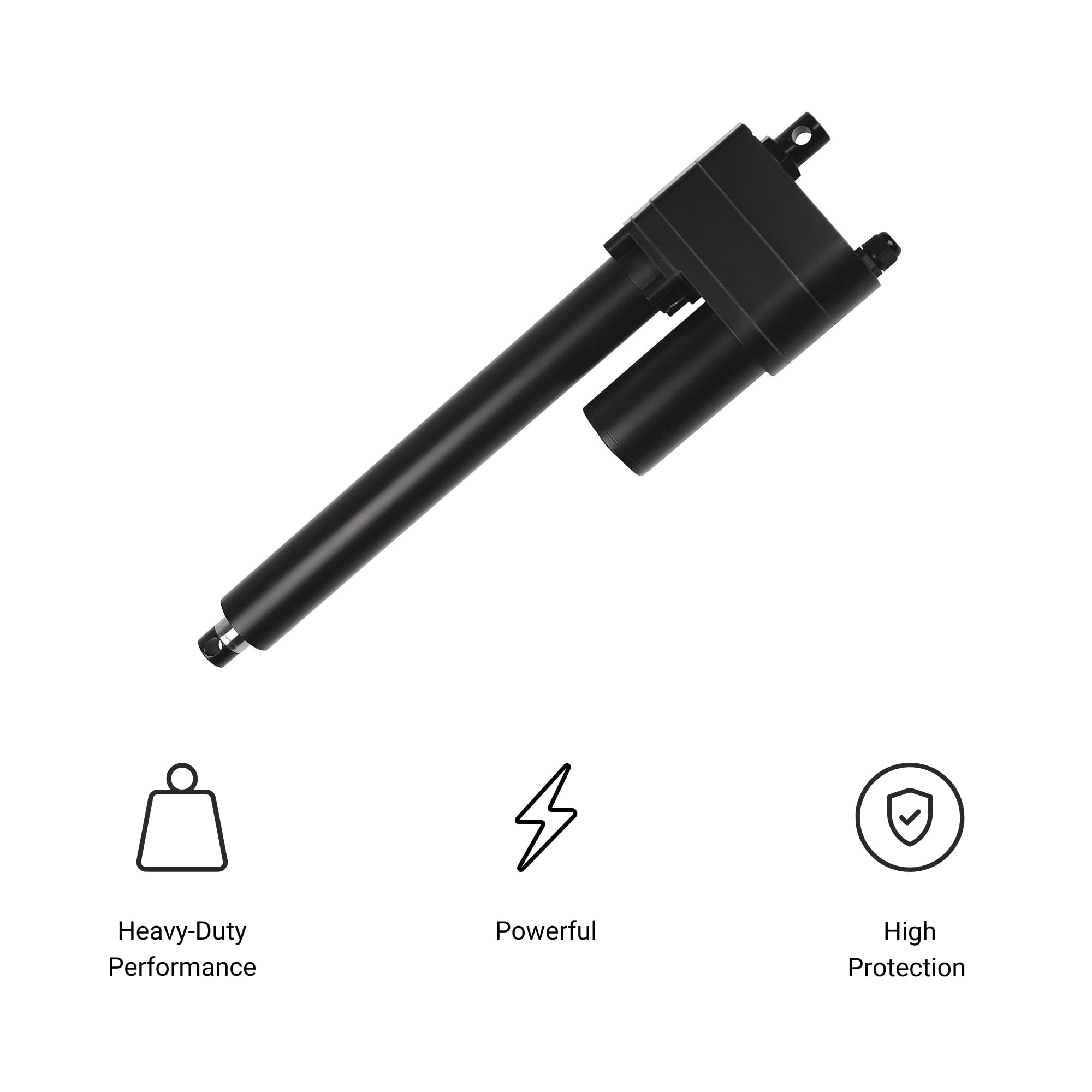 Progressive Automations 24V High Force Linear Actuator - 24 Inches, 2000 lbs Force Linear Actuator - Heavy Duty Linear Actuator with Feedback Potentiometer IP65 Protection for Industrial Use, PA-17