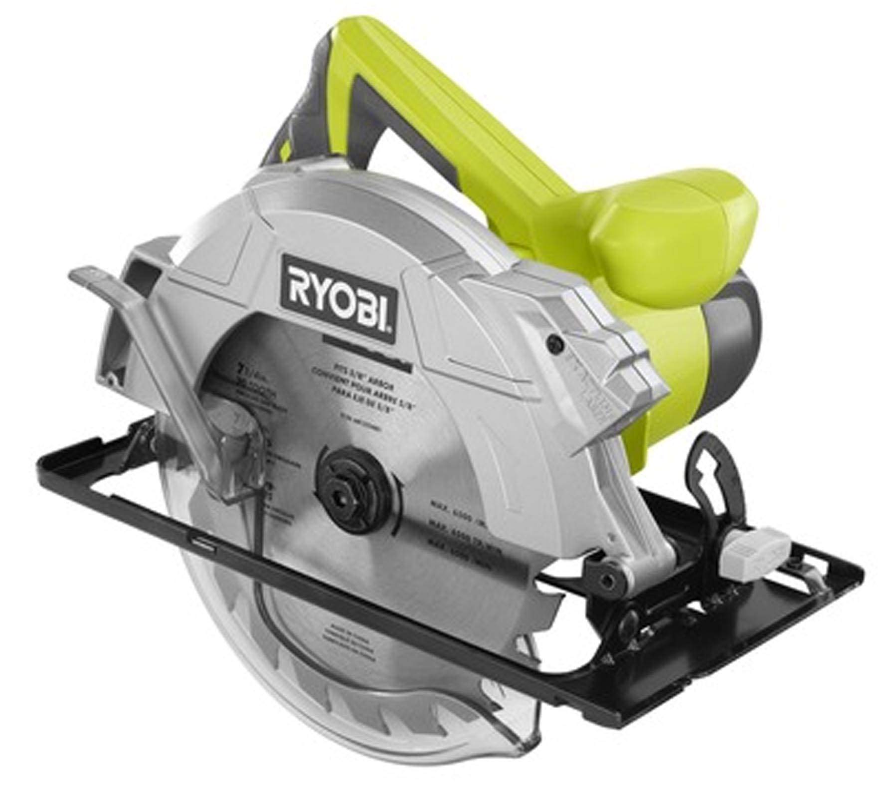 Ryobi 14 Amp 7-1/4" Adjustable Electric Circular Saw w/Exactline Laser | CSB135L (Renewed)