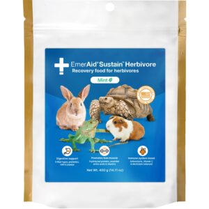 emeraid sustain herbivore mint recovery food for herbivores 400 g