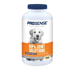 ProSense Advanced Strength for Dogs Glucosamine Chew Tablets, Hip and Joint Solutions (1 CASE of 6 Individual Packs of 120 Count)