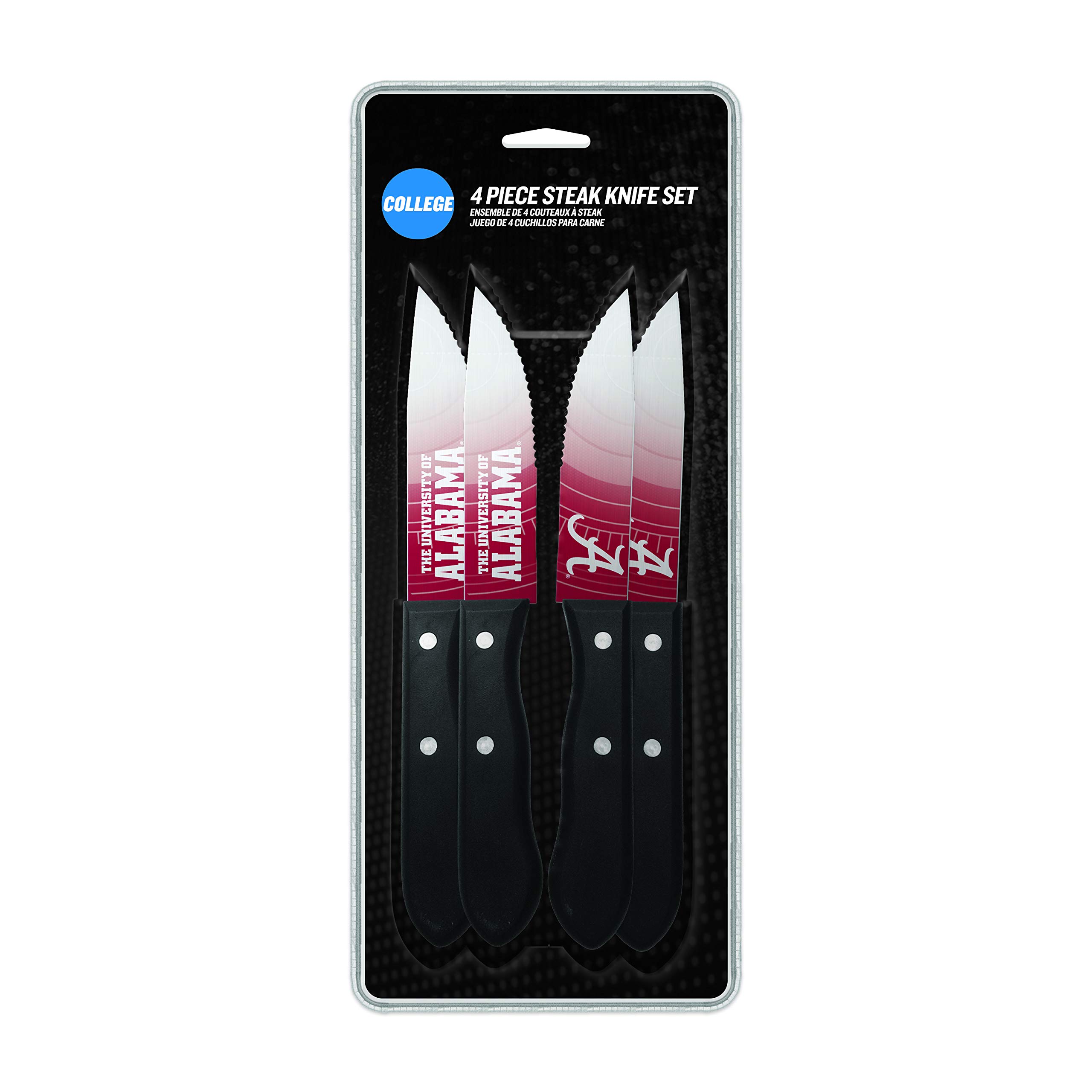 The Sports Vault NCAA Alabama Crimson Tide Steak Knives