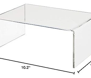 無印良品 Muji 15919833 Acrylic Divider Shelf, Small, Approx. Width 10.2 x Depth 6.9 x Height 3.9 inches (26 x 17.5 x 10 cm)